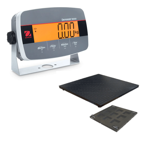 FW Pallet Platform Scales + Ohaus DT33P Indicator - Scales and Balances