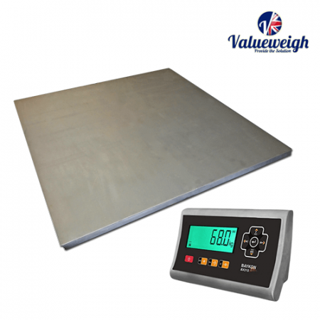 VWS Stainless Steel Surface Mounted Floor Scale - Scales and Balances